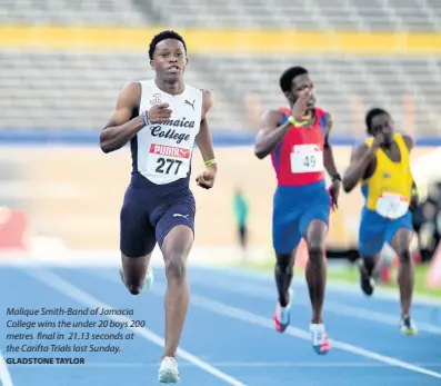 Smith-Band rises, JC peaking – Harrison - PressReader