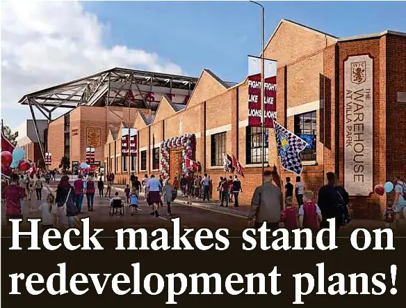 Heck makes stand on redevelopm­ent plans! - PressReader