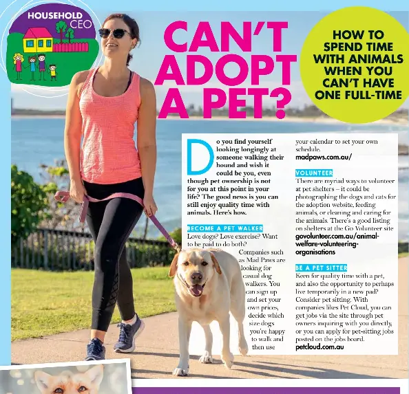 CAN’T ADOPT A PET? - PressReader