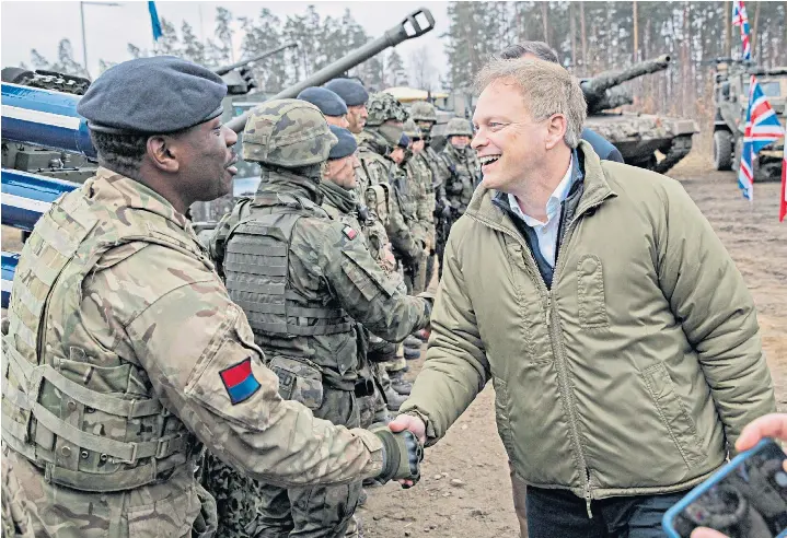Shapps wants 3pc of GDP spent on defence - PressReader
