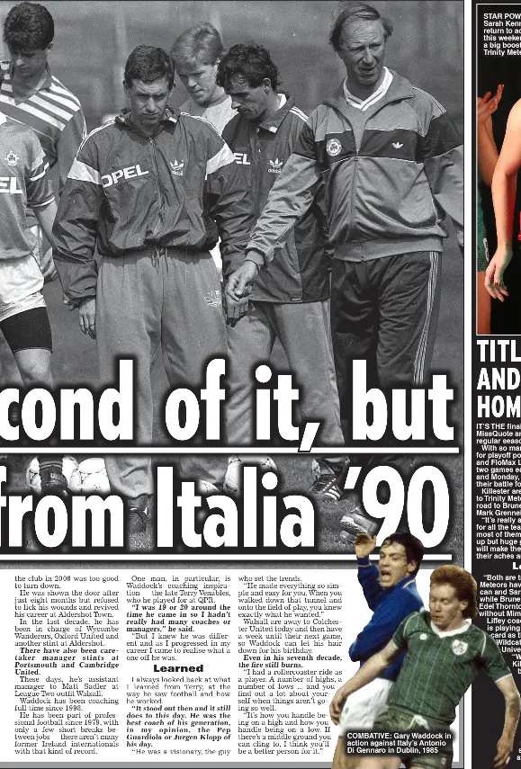 TITLE FOES TRINITY AND KILLESTER EYE HOME-STRETCH EDGE - PressReader