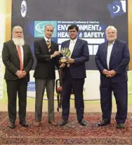 Indus Motor Wins Multiple Accolades at the Internatio­nal EHS Awards - PressReader