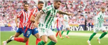 Real Betis cae ante Atlético de Madrid y se enfoca en la final de la Conference League - PressReader
