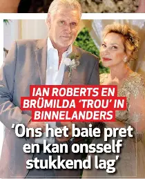 ‘Ons het baie pret en kan onsself stukkend lag’ - PressReader