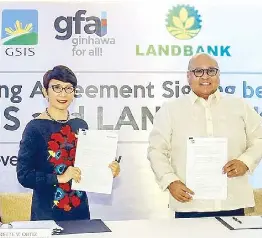 Landbank, GsIs ink data sharing pact - PressReader
