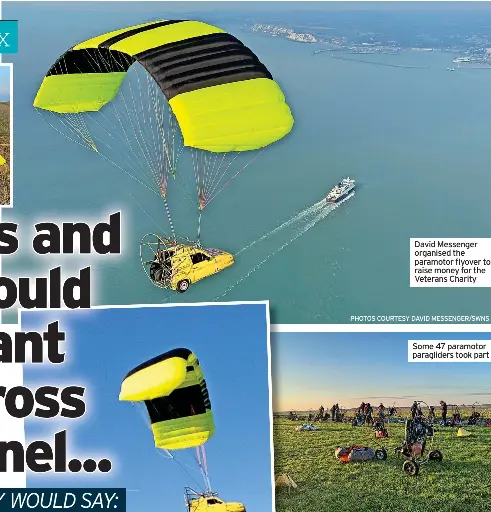 Only fools and horses would fly a Reliant Robin across the Channel ...