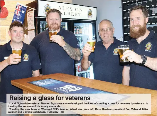 Raising a glass for veterans - PressReader