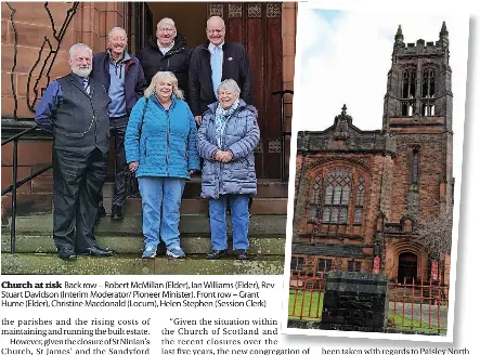 Axe is hanging over Paisley North Church - PressReader