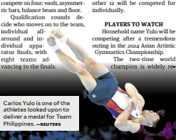 YULO SPEARHEADS GYMNASTS’ PODIUM BID - PressReader