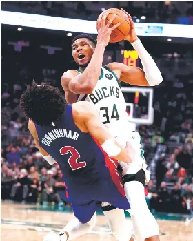 GIANNIS NAILS 59; WEMBY DROPS 50 - PressReader