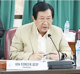 Lawmakers hold service to honor Acop - PressReader