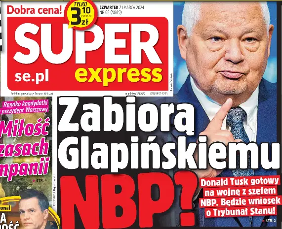 Zabiorą Glapińskie­mu Nbp?donald - PressReader