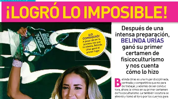 ¡LOGRÓ LO IMPOSIBLE! - PressReader