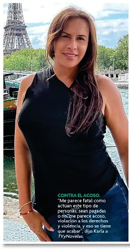 “Si para ella misma es un señor con chichis, lo siento mucho”: Karla Gascón - PressReader