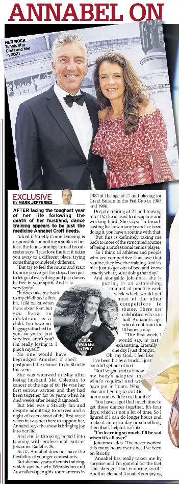 Strictly’s helping me to enjoy life again after my husband’s death - PressReader