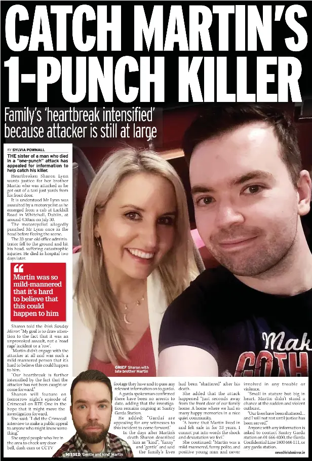 CATCH MARTIN’S 1-PUNCH KILLER - PressReader