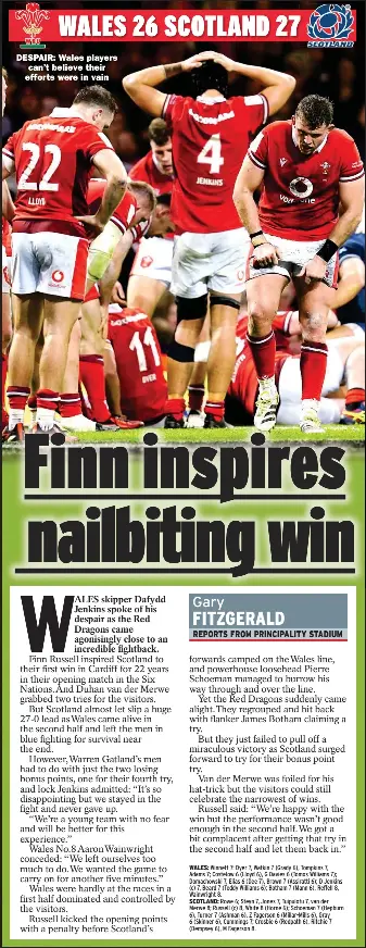 Finn inspires nailbiting win - PressReader