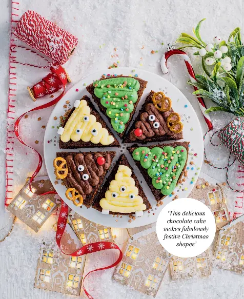 CHOCOLATE CAKE FESTIVE SHAPES - PressReader