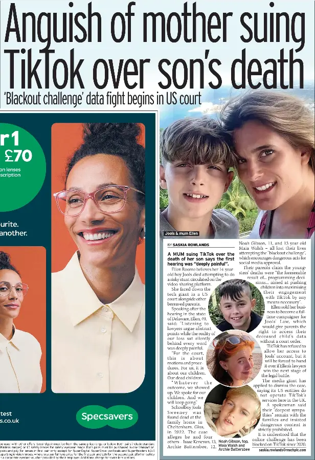 Anguish of mother suing TikTok over son’s death - PressReader