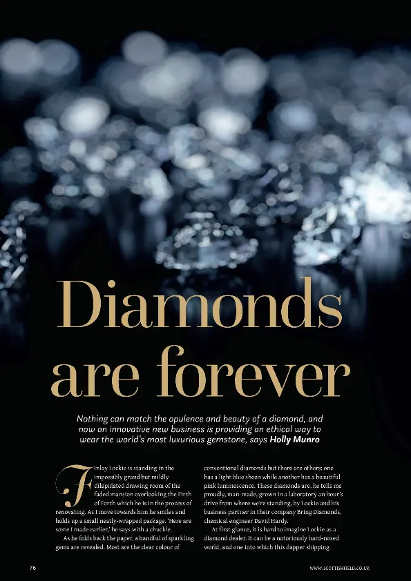 DIAMONDS ARE FOREVER - PressReader