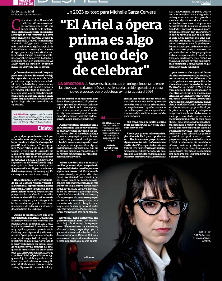 “El Ariel a ópera prima es algo que no dejo de celebrar” - PressReader