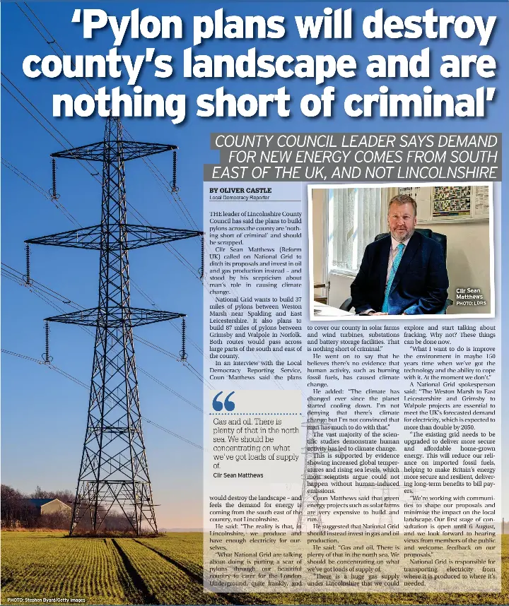 ‘Pylon plans will destroy county’s landscape and are nothing short of ...