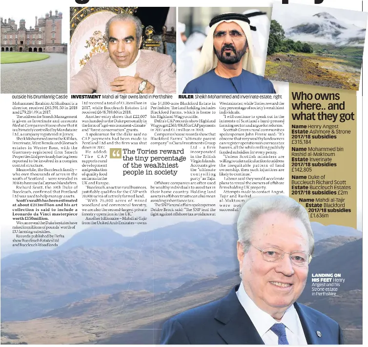 Landowners with big bank big country estates.. and straight from the ...