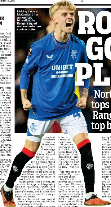 ROSS IS GOING PLACES - PressReader