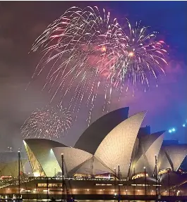 From Sydney to London, fireworks get new year off to a bright start - PressReader