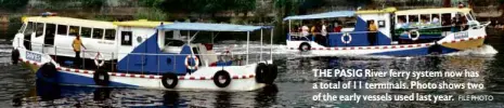 4 more Pasig River ferry stations opened - PressReader