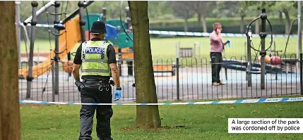 Sadness as body found in resort playground - PressReader