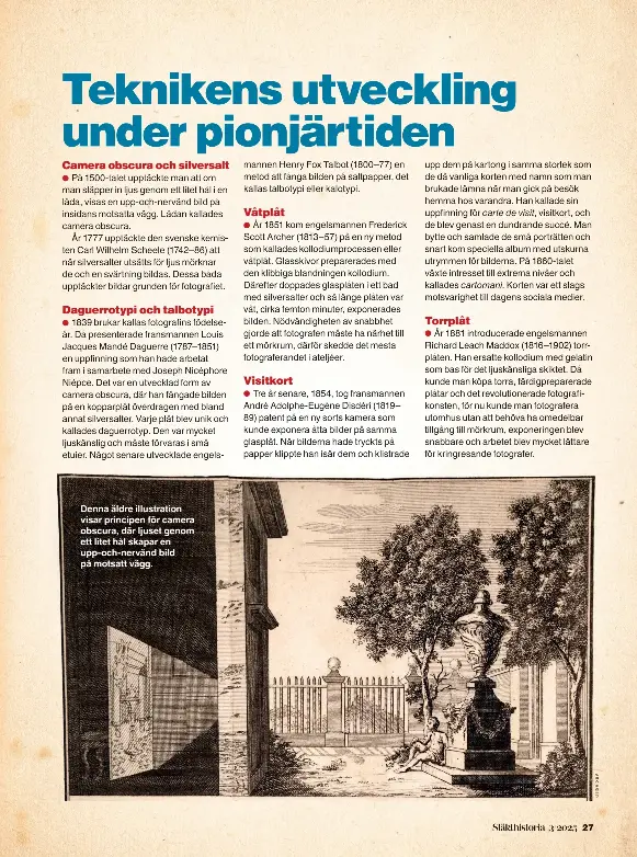 Teknikens utveckling under pionjärtid­en - PressReader