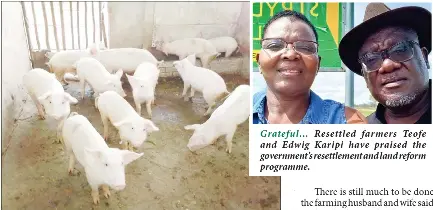 Teofe and Edwig Karipi: Success story of a resettled family - PressReader
