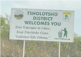 Know Tsholotsho, the youngest town in the country - PressReader