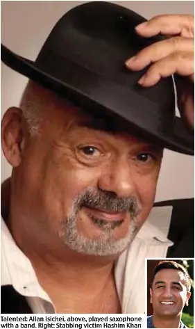 CALL MY WIFE, I’M DYING Businessma­n’s plea as he staggers to neighbour ...