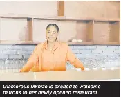 A fusion of indian cuisine INTRODUCIN­G PMB’S HOTTEST NEW DINING SPOT ...