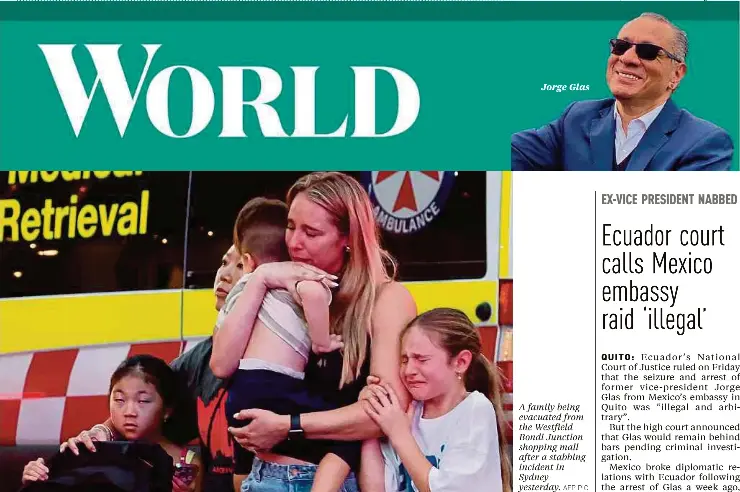 SYDNEY MAN FATALLY KNIFES 6 - PressReader