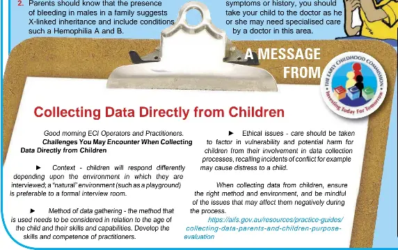 Collecting Data Directly from Children - PressReader