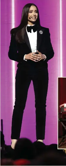 Sofia Carson suits up for Netflix celebratio­n - PressReader