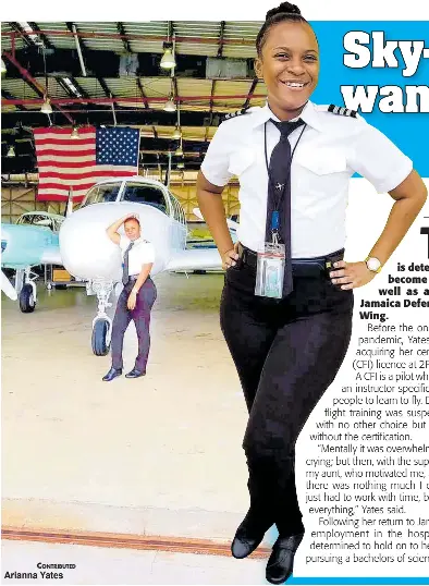 Sky-bound Arianna wants to take mom on first flight - PressReader