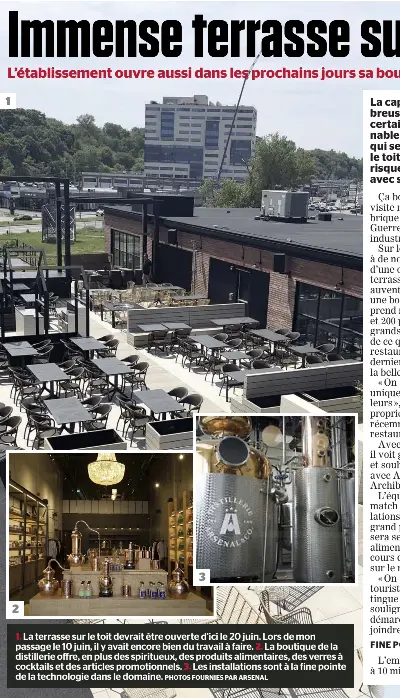 Immense terrasse sur le toit d’arsenal - PressReader