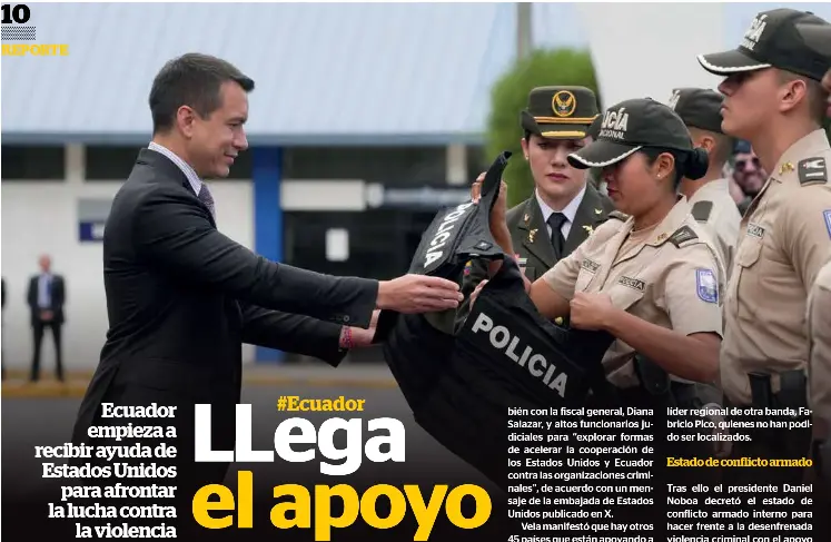 Llega el apoyo de EEUU - PressReader