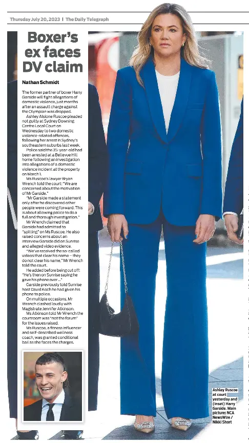 Boxer’s ex faces DV claim - PressReader