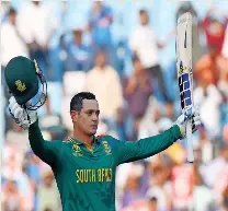 Steely determinat­ion burning in De Kock’s eyes - PressReader