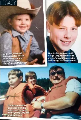 CORY MONTEITH Five years after his tragic death, the Glee star’s mum ...