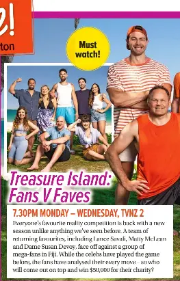 Treasure Island: Fans V Faves - PressReader