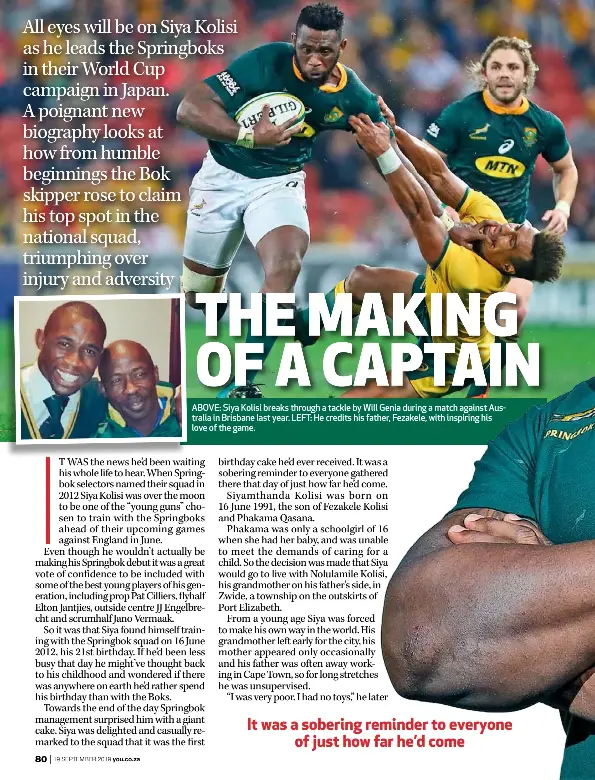 Siya Kolisi’s rise to the top - PressReader