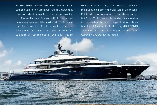 Amels Refit HERE COMES THE SUN - PressReader