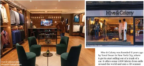 Hive & Colony Brings Made- to- measure Experience to Madison Avenue ...