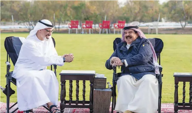 King of Bahrain receives Crown Prince of Abu Dhabi in Manama - PressReader